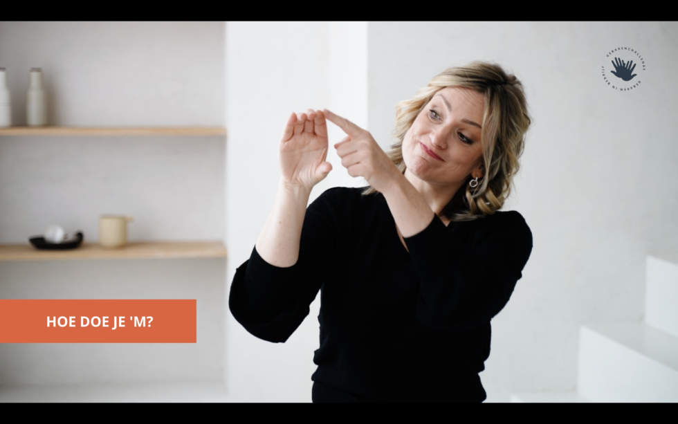 Online gebarentaalcursussen - Gebarenchallenge